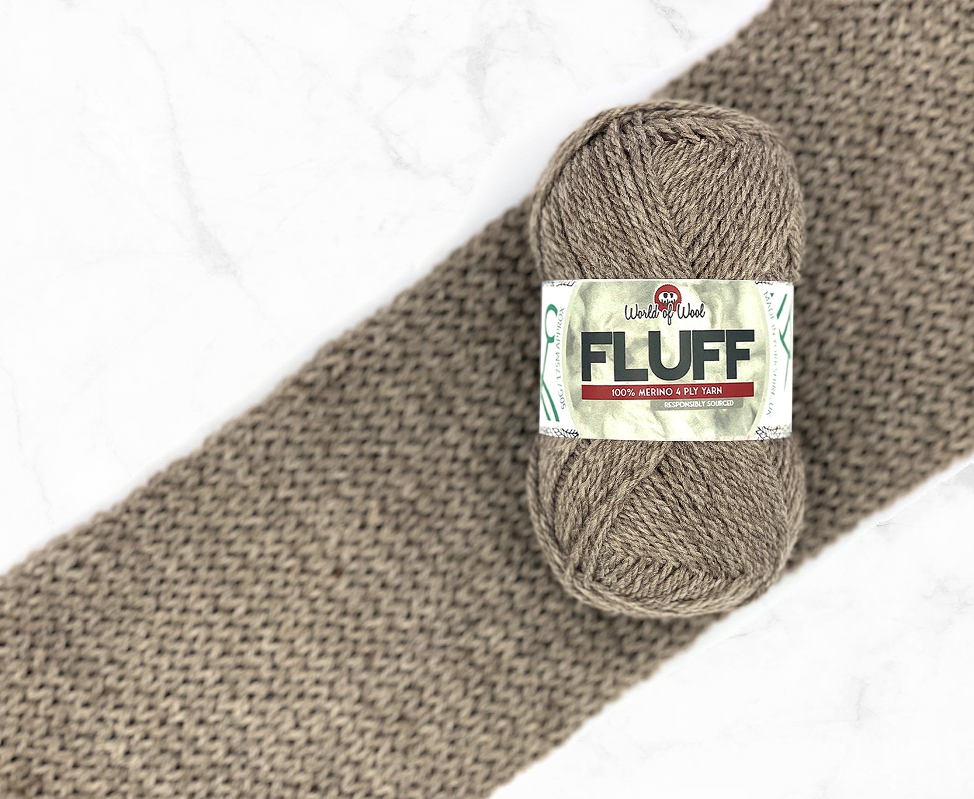 Chow Chow Fluff Merino 4 Ply Yarn Natural Brown – World of Wool Trade