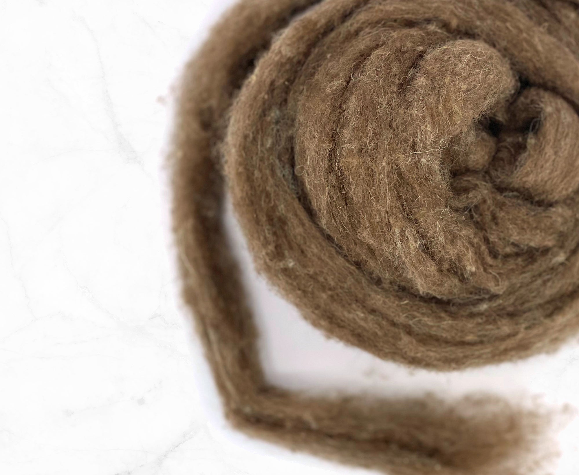 Carded Moorit Brown Shetland Sliver | Felting, Spinning & Crafting Wool ...