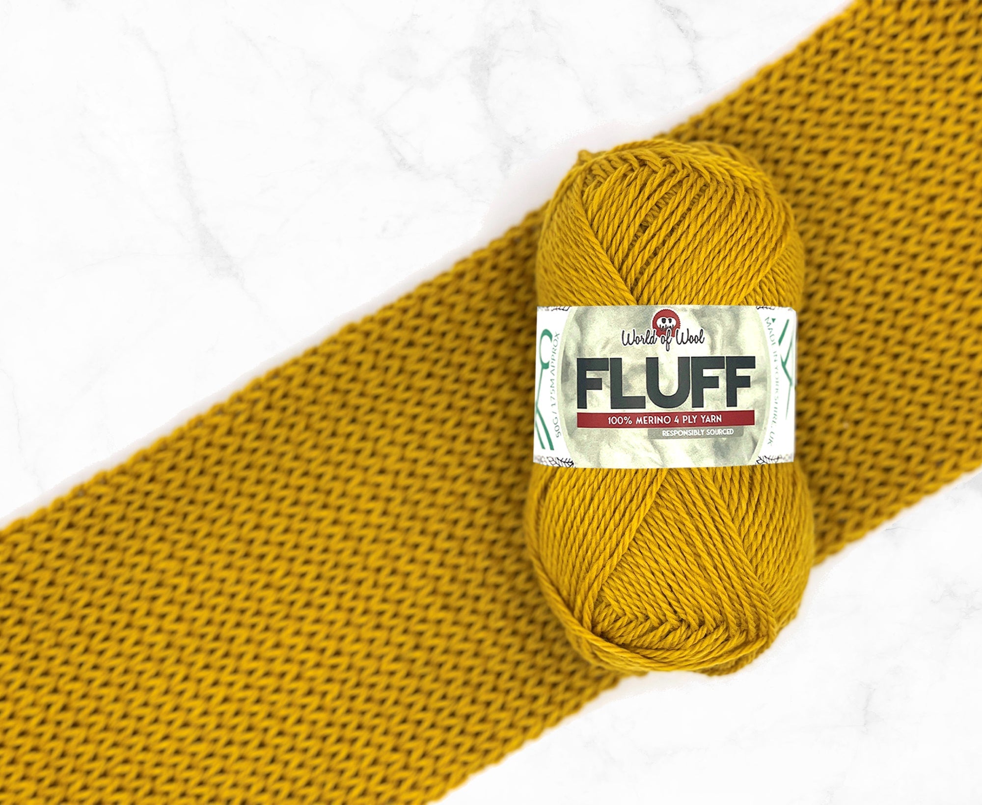 Fuzzy Duck Merino 4 Ply Yarn Yellow – World of Wool Trade