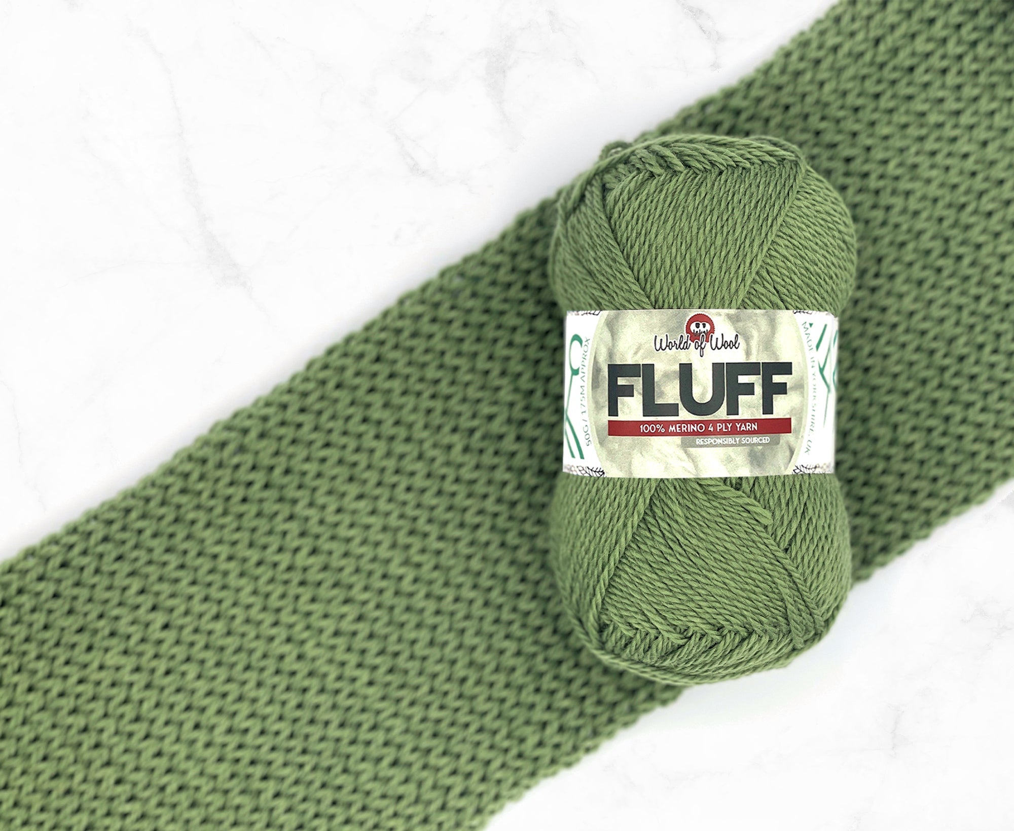 Baby Goose Fluff Merino DK Yarn Blue for knitting and crochet – World ...