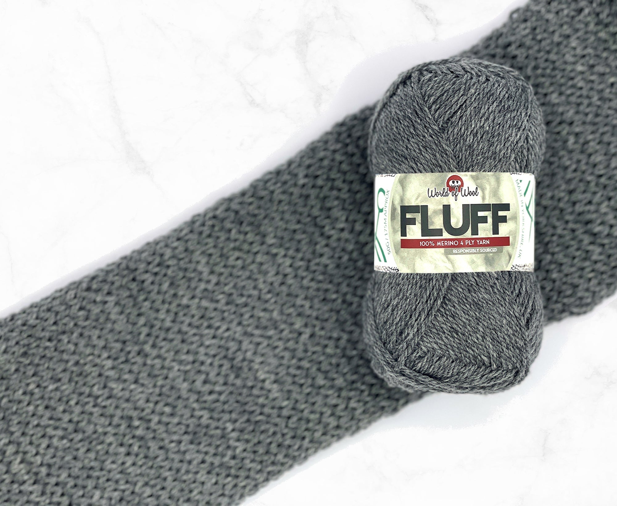 Baby Goose Fluff Merino DK Yarn Blue for knitting and crochet – World ...