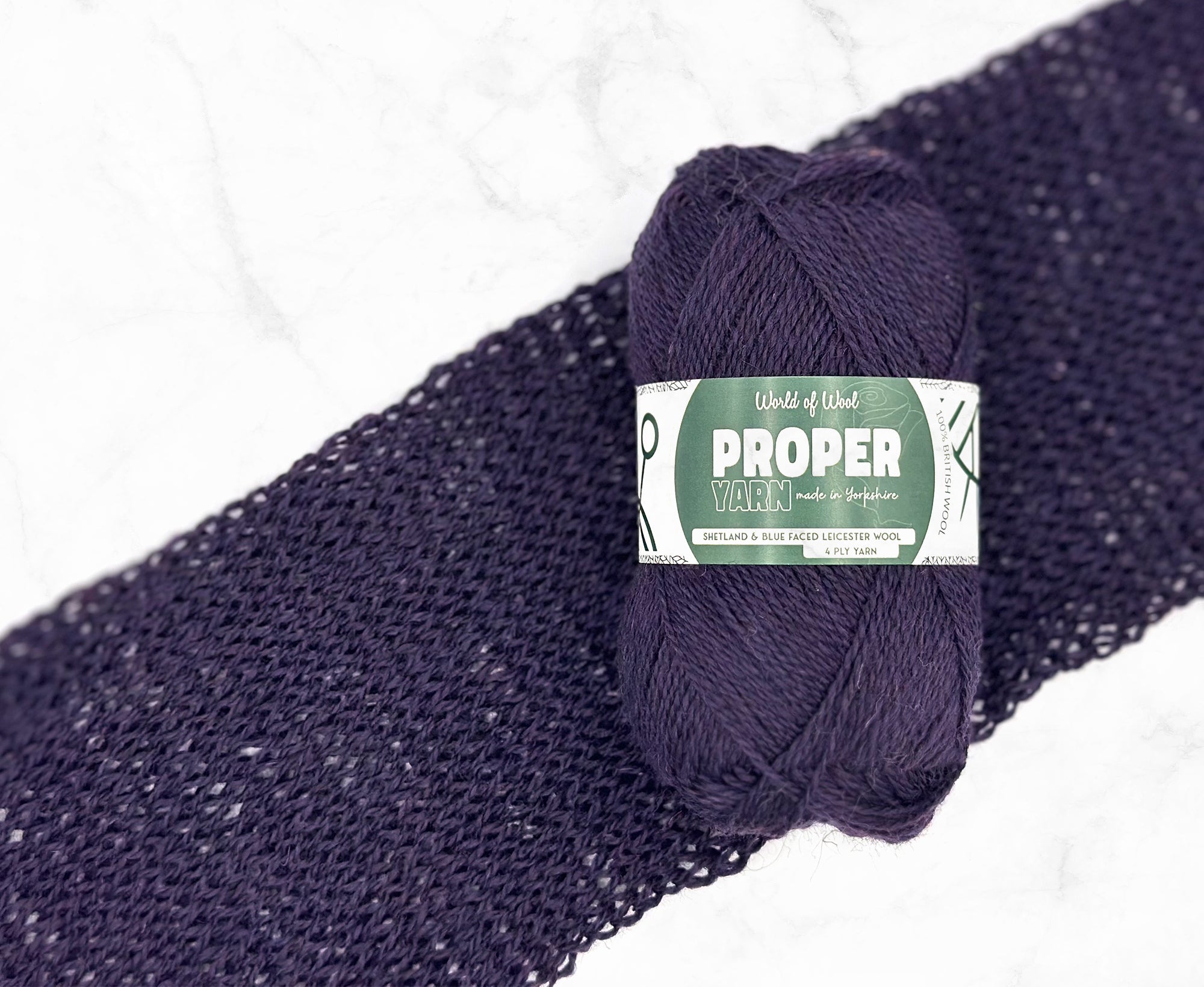 Ta Ra Purple Proper 4 Ply Yarn – World of Wool Trade