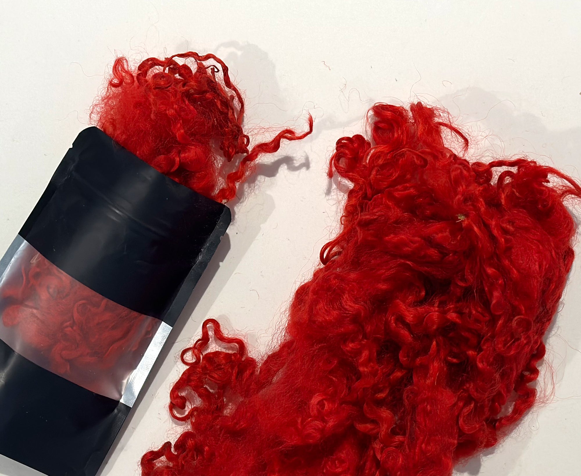 Locky Wensleydale Wool Locks Strawberry – World of Wool Trade