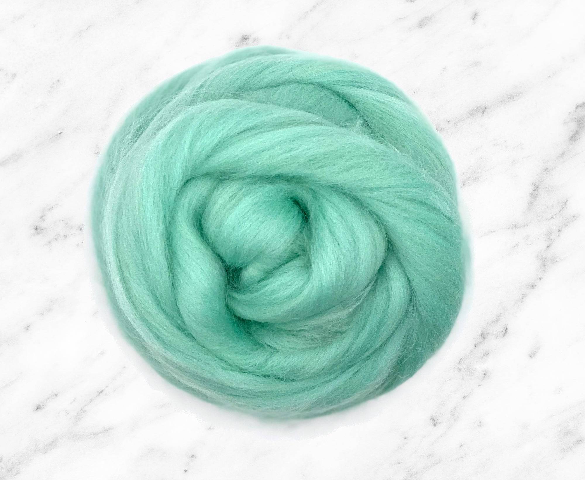 Corriedale Aqua | Blue Felting, Spinning & Crafting Wool | COR321 ...