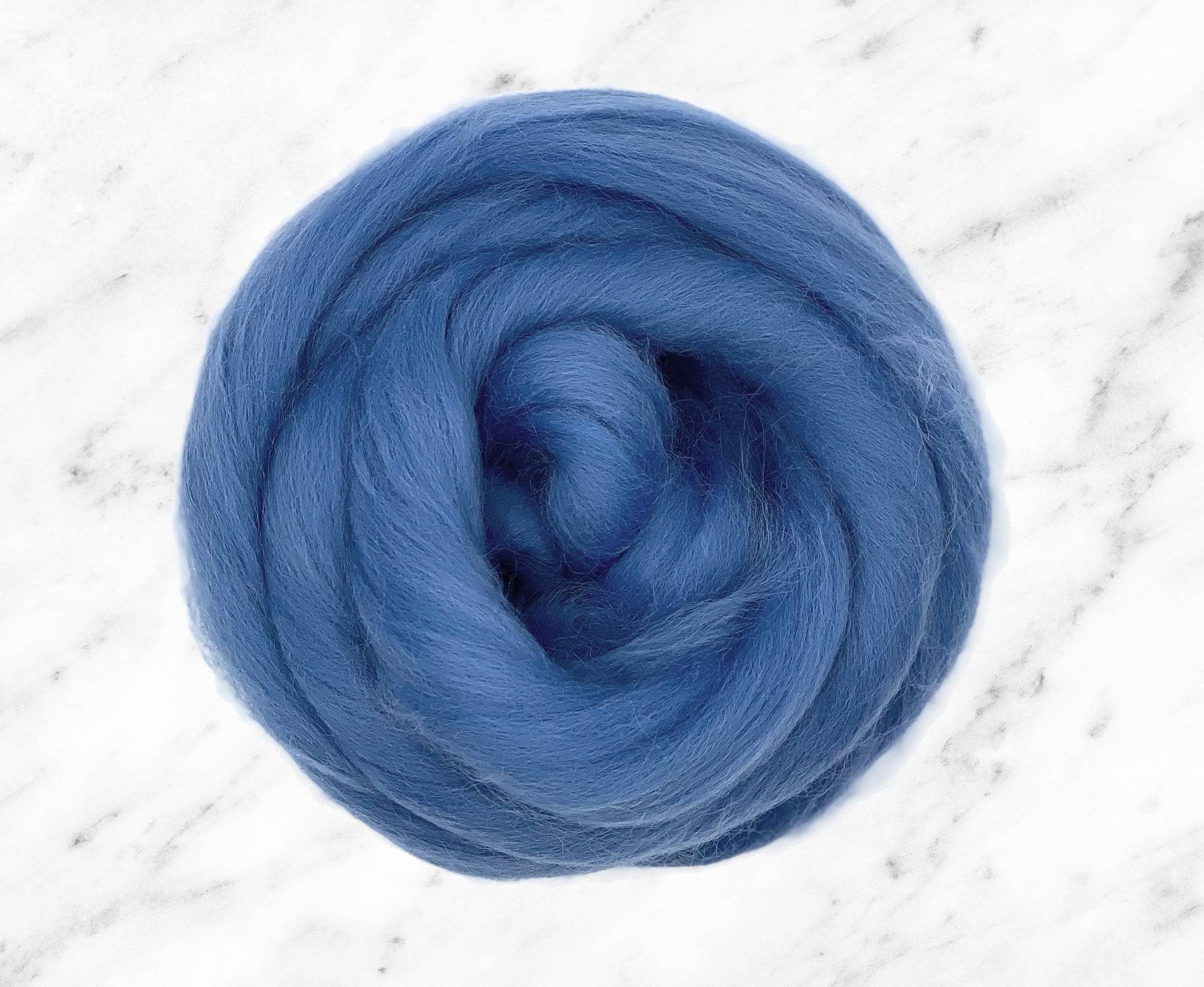 Corriedale Cornflower | Blue Felting, Spinning & Crafting Wool | COR58 ...