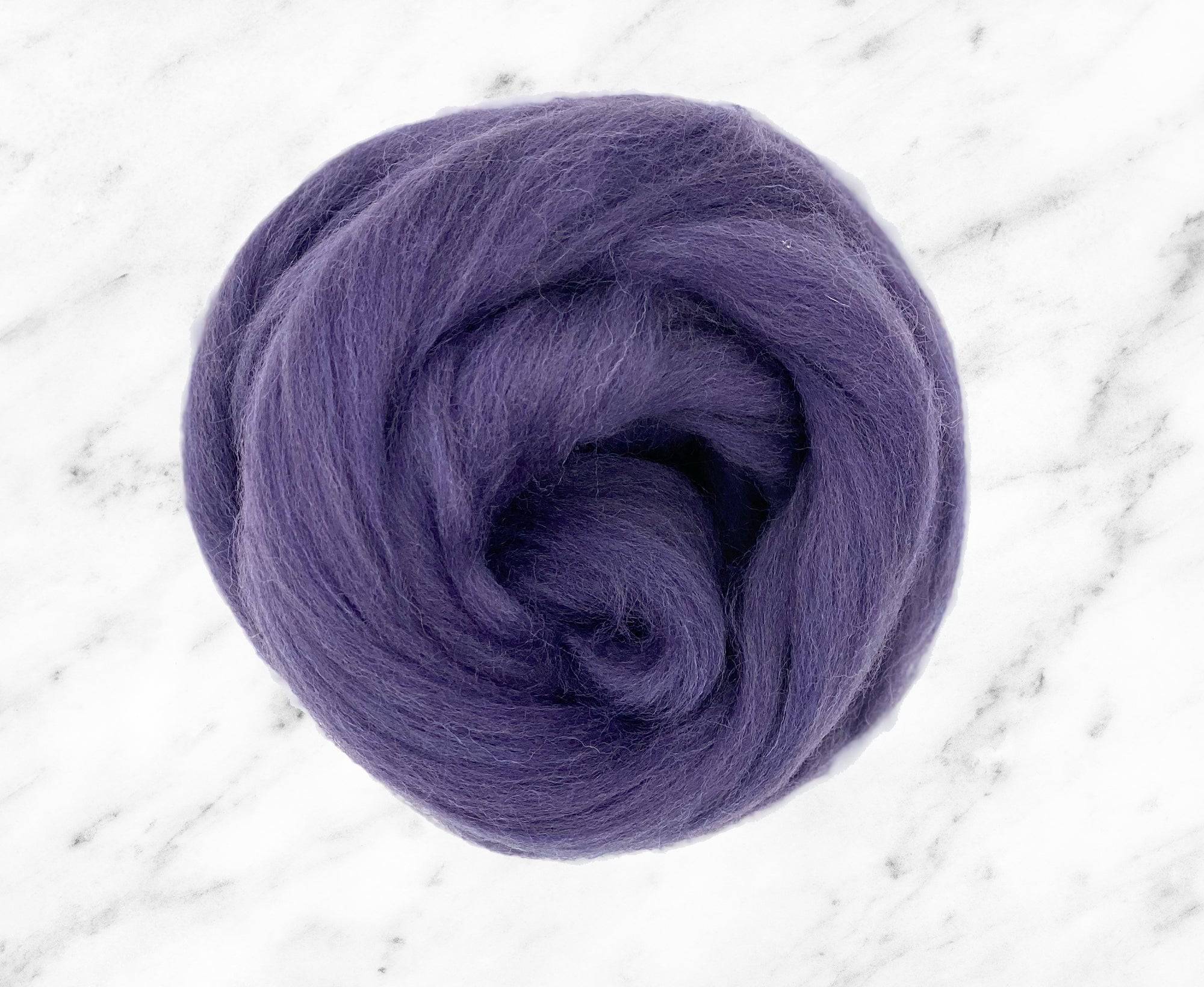 Corriedale Heather | Purple Felting, Spinning & Crafting Wool | COR55 ...