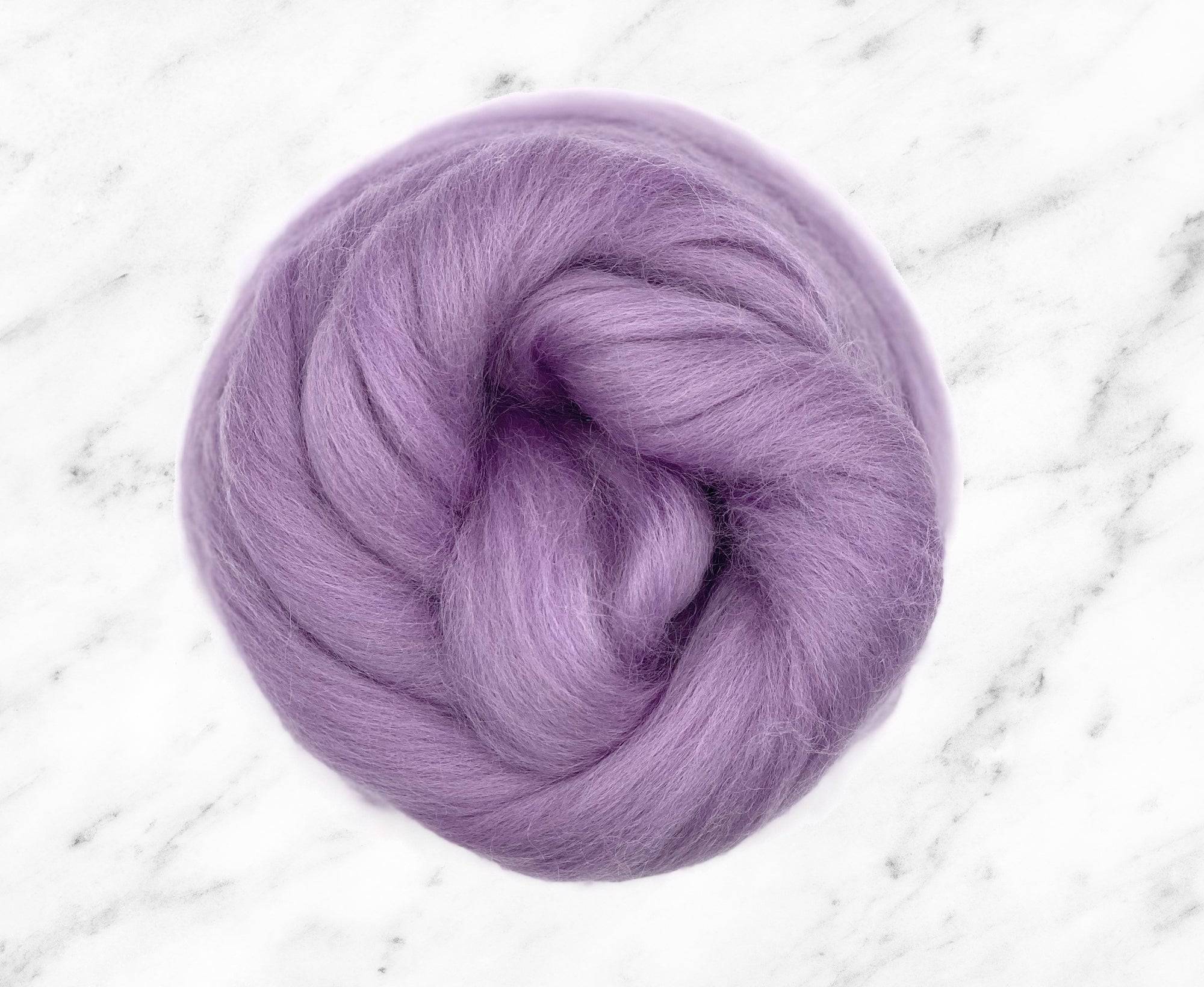 Corriedale Lavender | Purple Felting, Spinning & Crafting Wool | COR53 ...