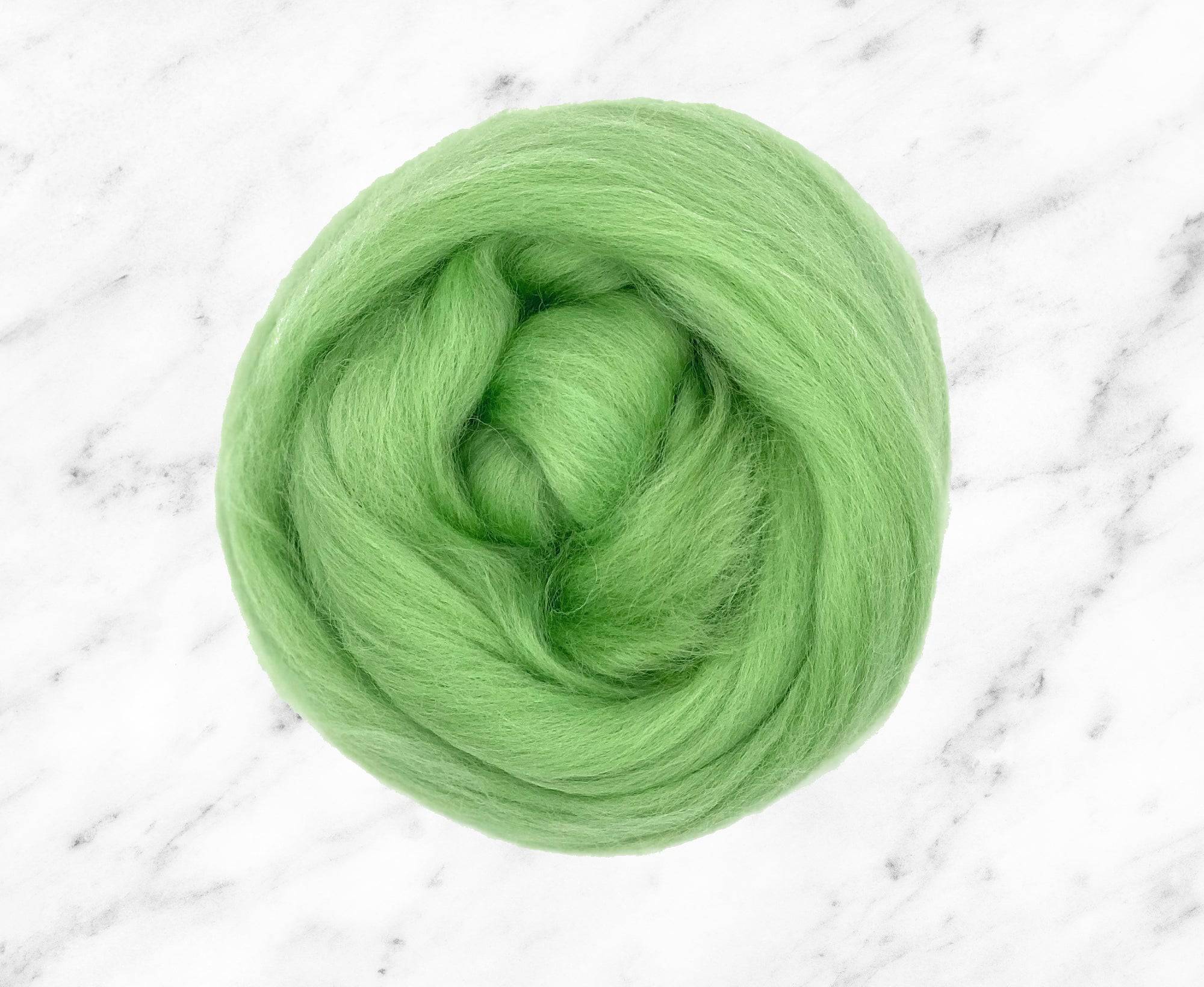 Corriedale Leaf | Green Felting, Spinning & Crafting Wool | COR28 ...