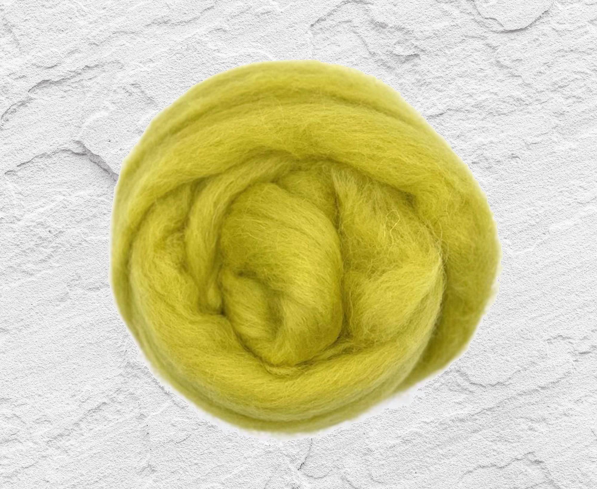 Shetland Pear | Green Felting, Spinning & Crafting Wool | SH2073 ...