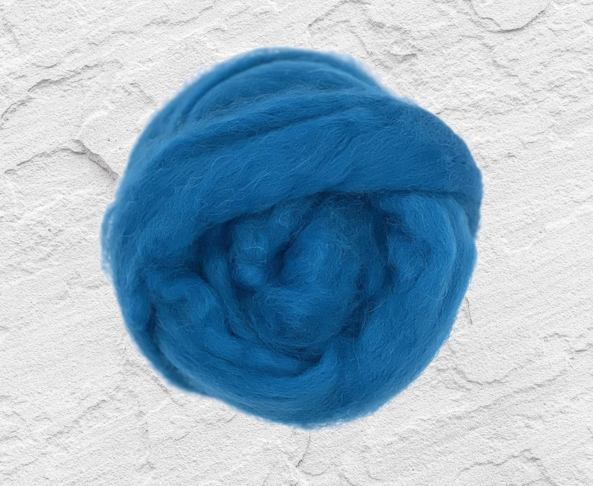 Shetland Tropic | Blue Felting, Spinning & Crafting Wool | SH2034 ...