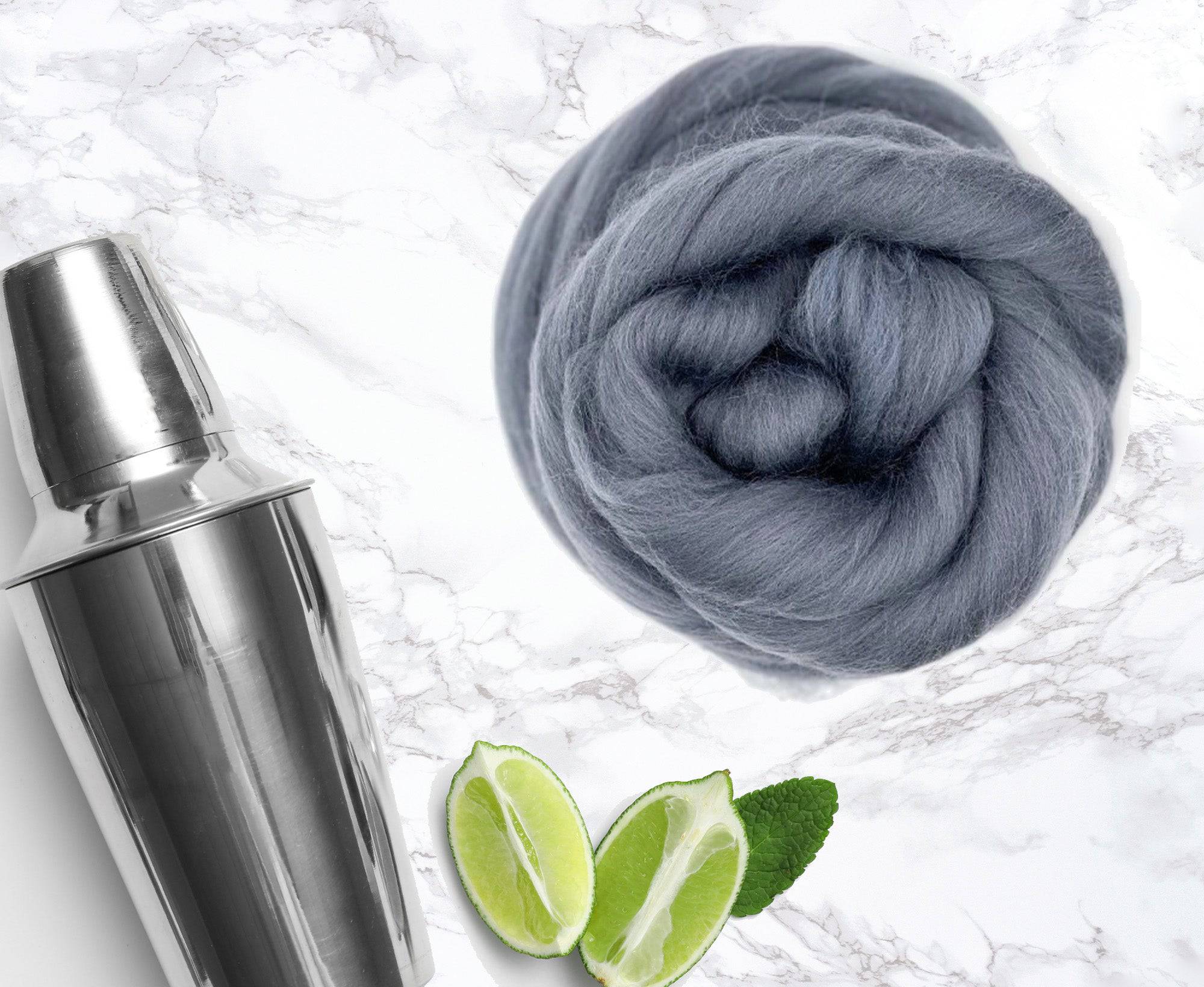 Superwash Merino Shaker | Grey Felting, Spinning & Crafting Wool | SWM9 ...