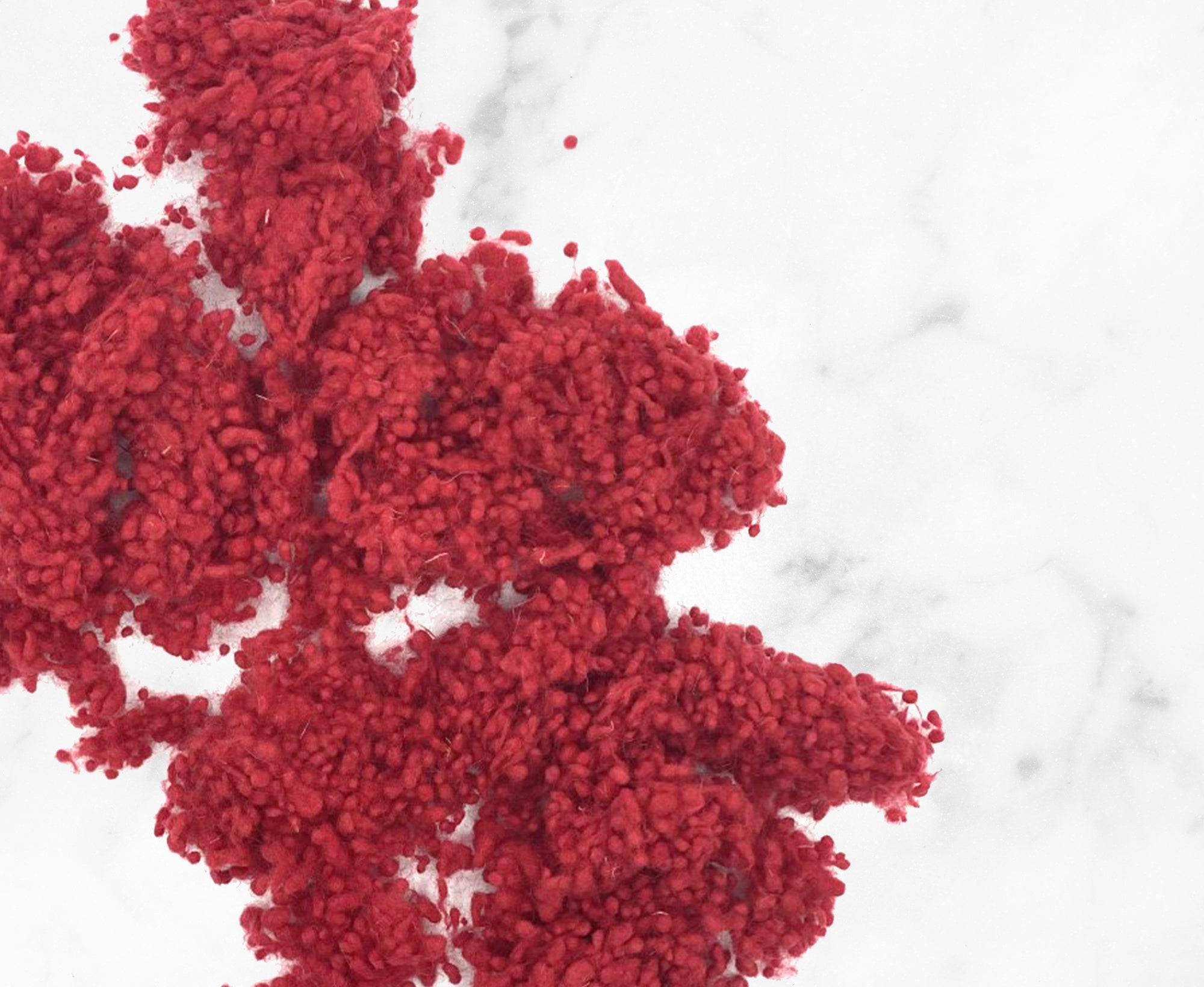 Wool Nepps Scarlet – World of Wool Trade