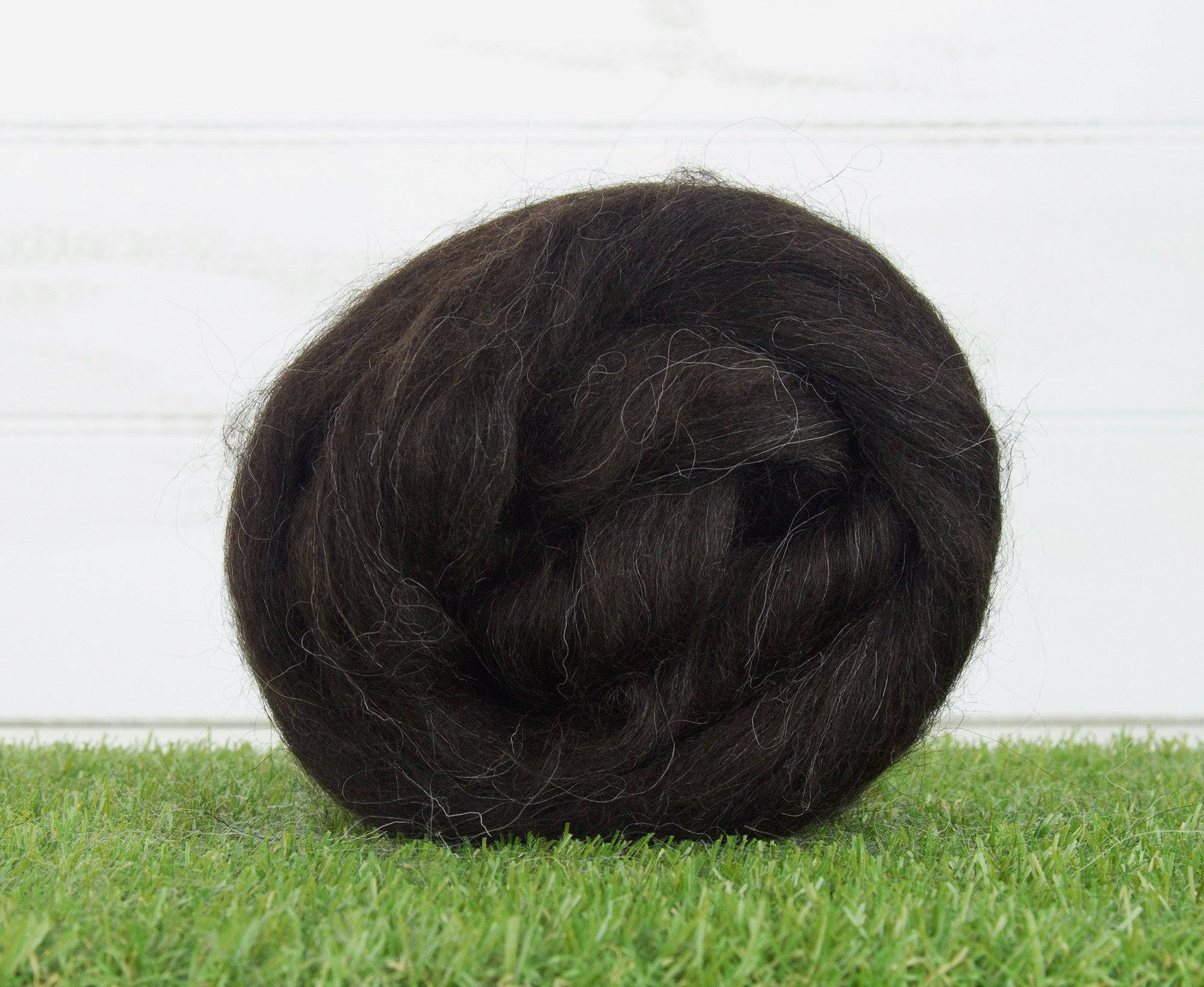 Black Icelandic Top | Natural Black Spinning, Felting & Crafting Wool ...