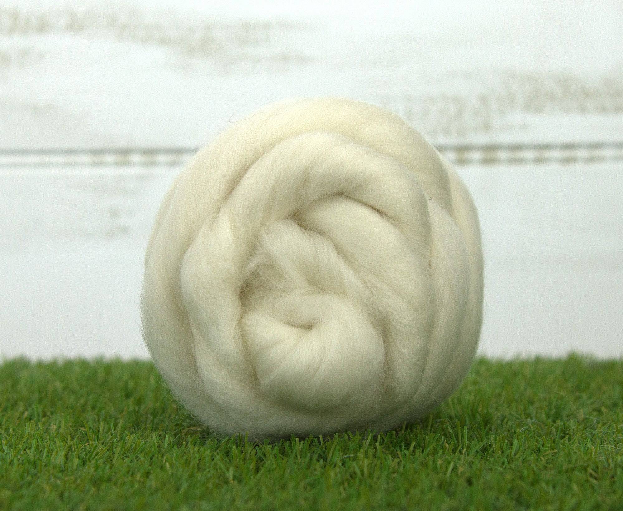 White Falkland Merino Top – World of Wool Trade