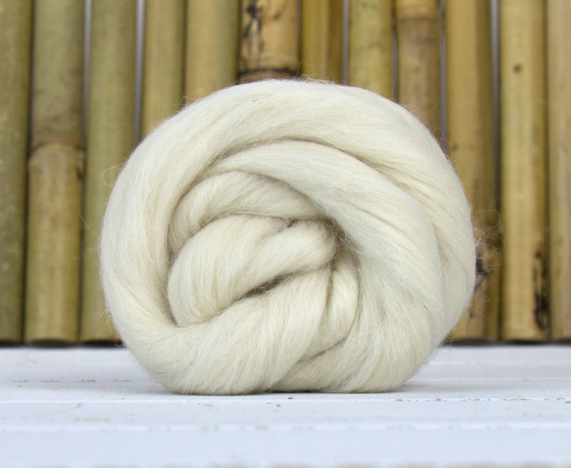 White Baby Alpaca Top – World of Wool Trade
