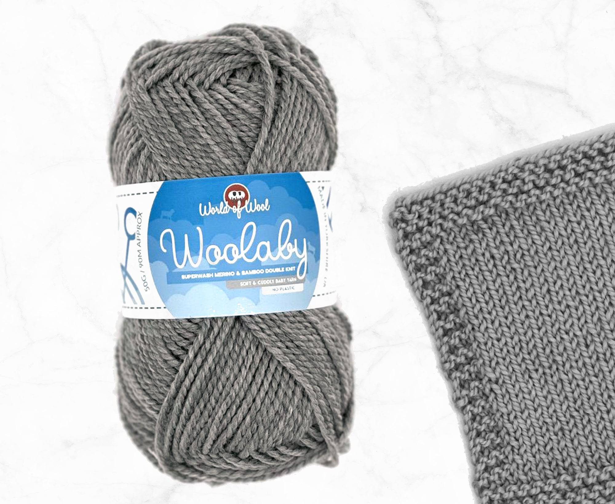 Calf Woolaby DK Superwash Merino Bamboo Baby Yarn – World of Wool Trade