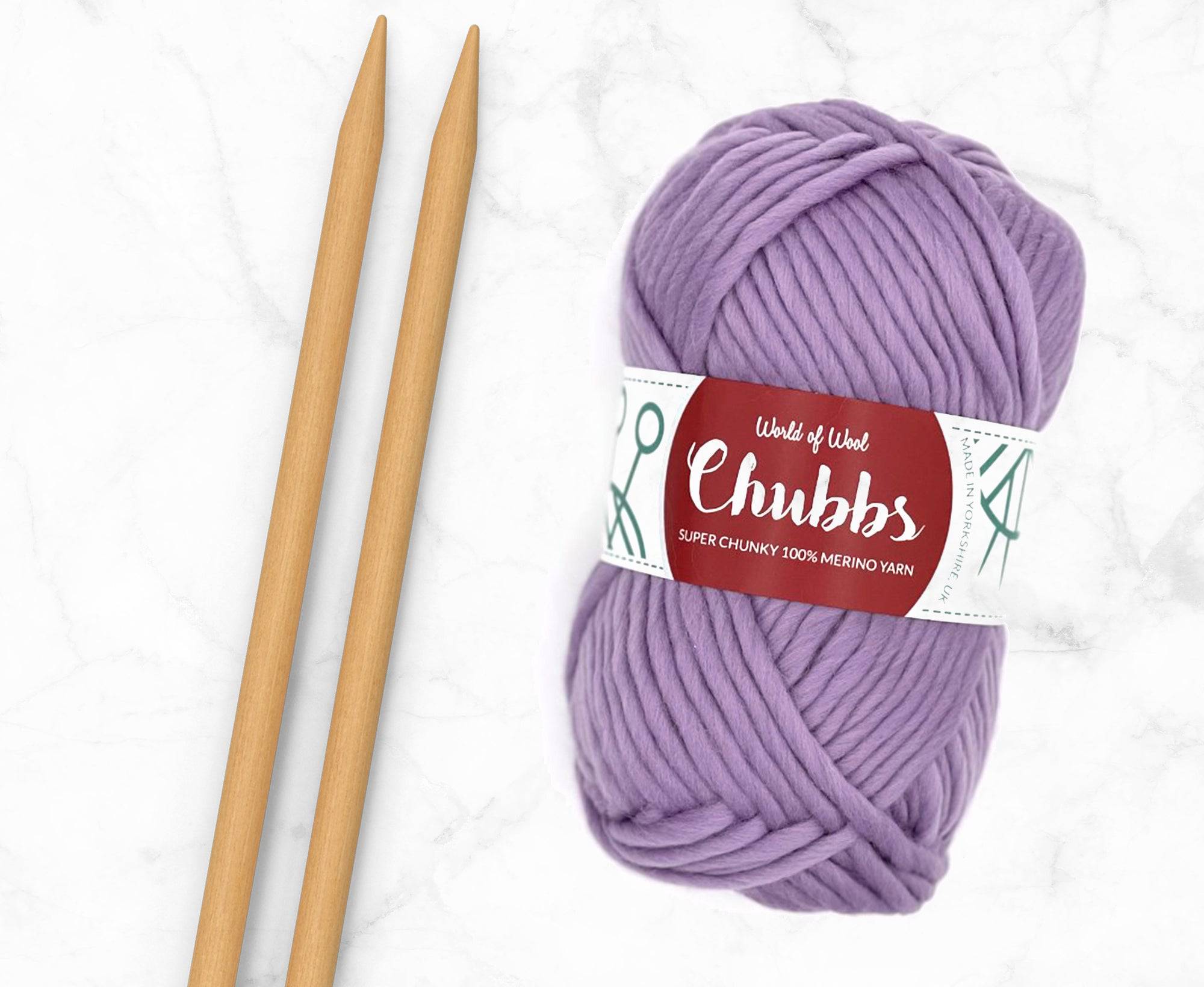 Lavender Merino Super Chunky Weight Yarn – World of Wool Trade