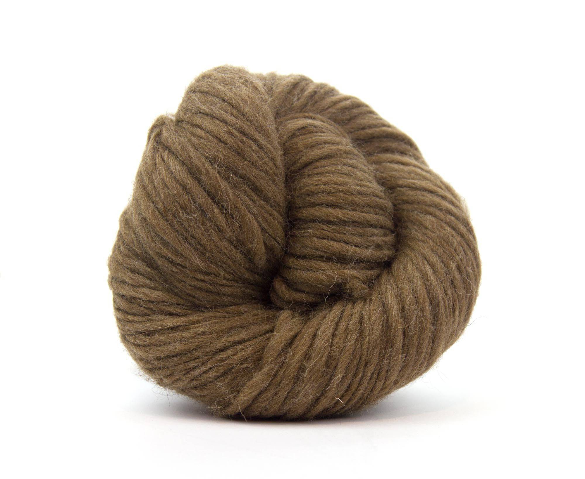 Moorit Shetland Super Chunky Weight Hank Natural Brown Yarn – World of ...